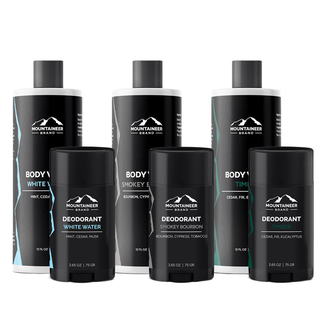 Body Wash & Deodorant Combo (3 Pack) Best Selling Scents – Mountaineer ...